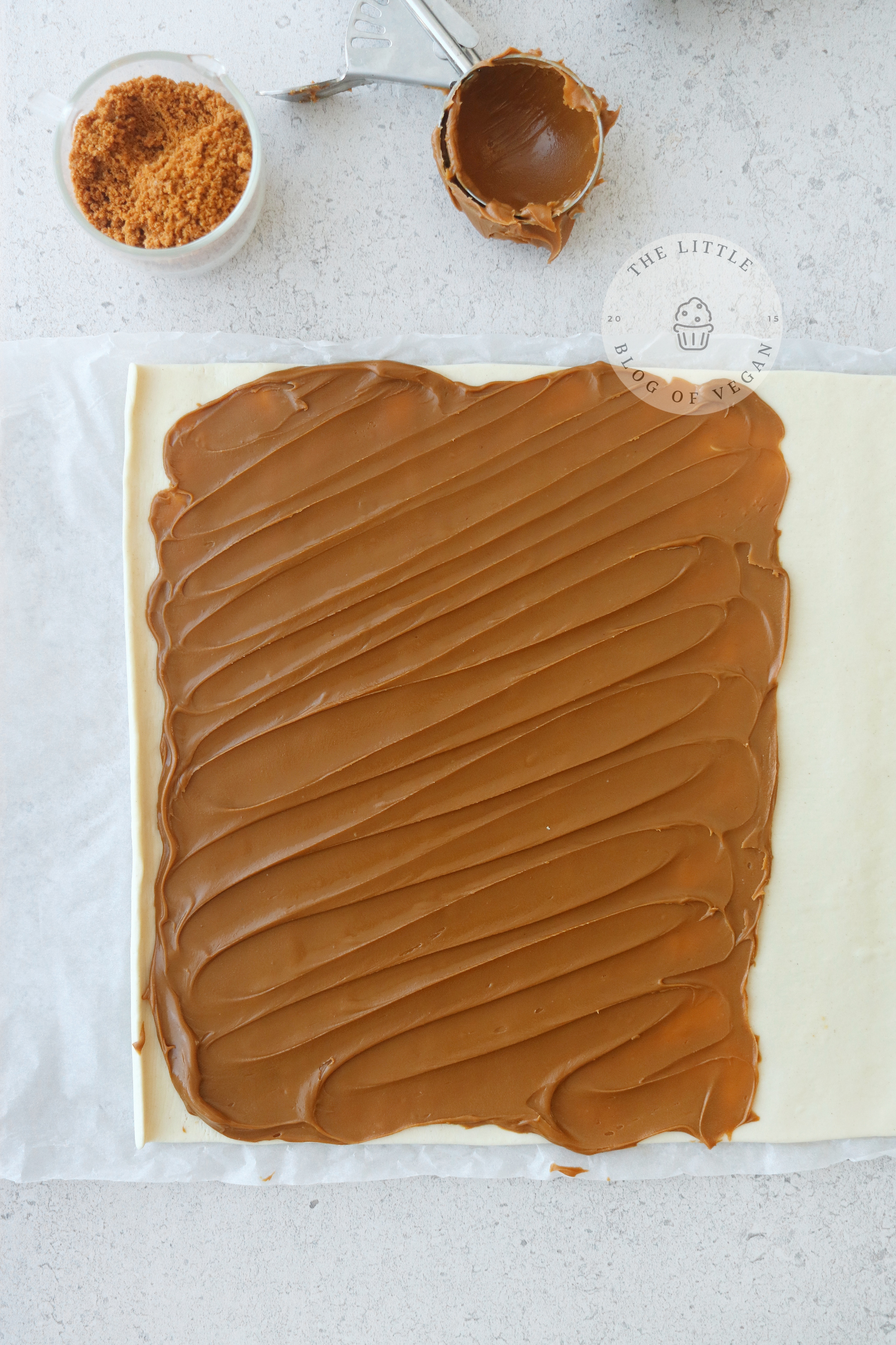 Vegan Biscoff Puff Pastry Swirls - The Little Blog Of Vegan
