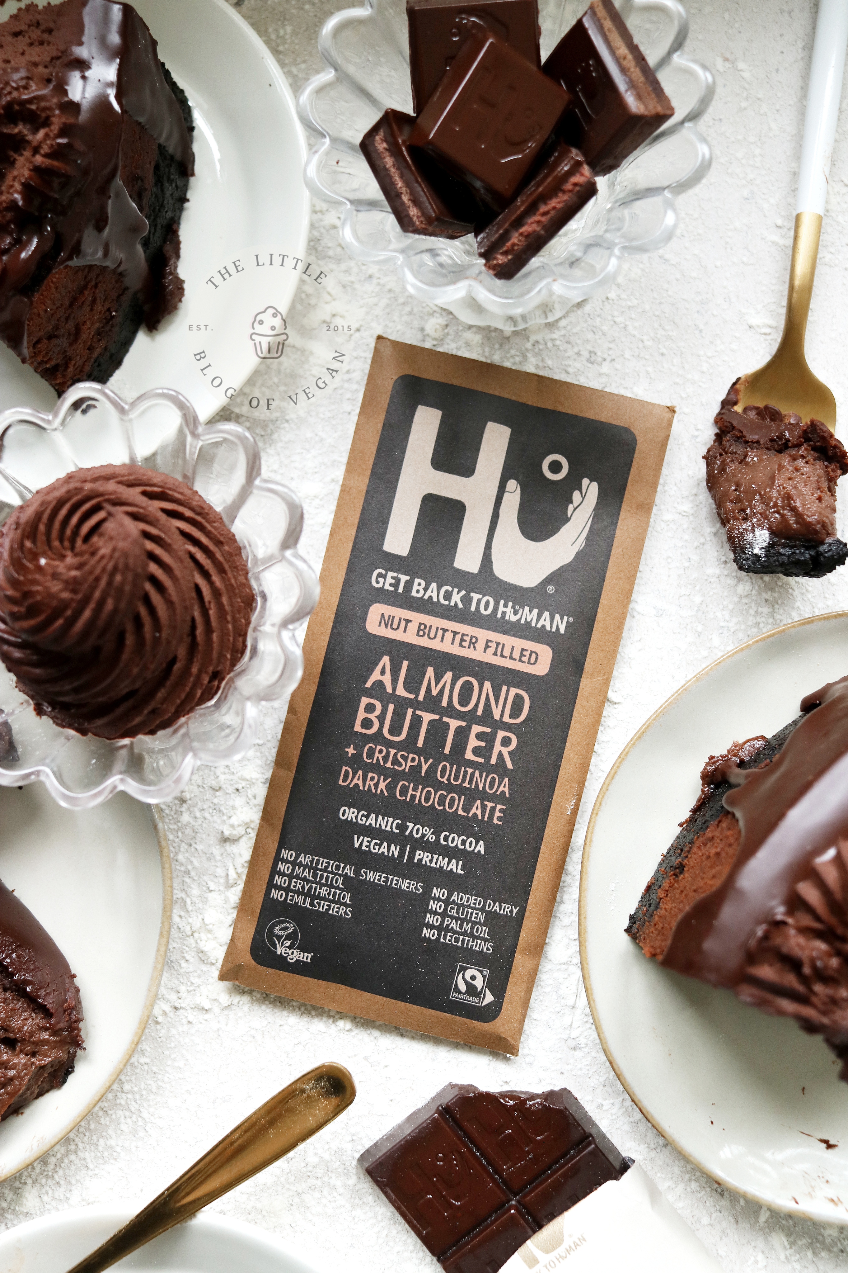 Vegan Baked Chocolate Cheesecake - The Little Blog Of Vegan