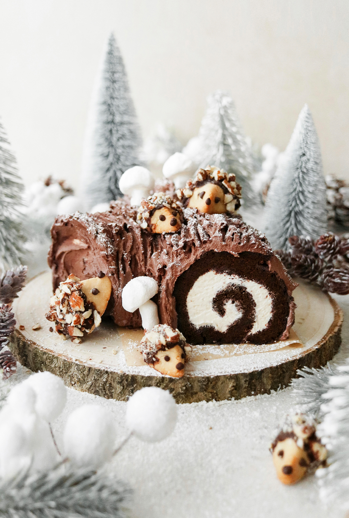 Gluten free Vegan Yule Log The Little Blog Of Vegan