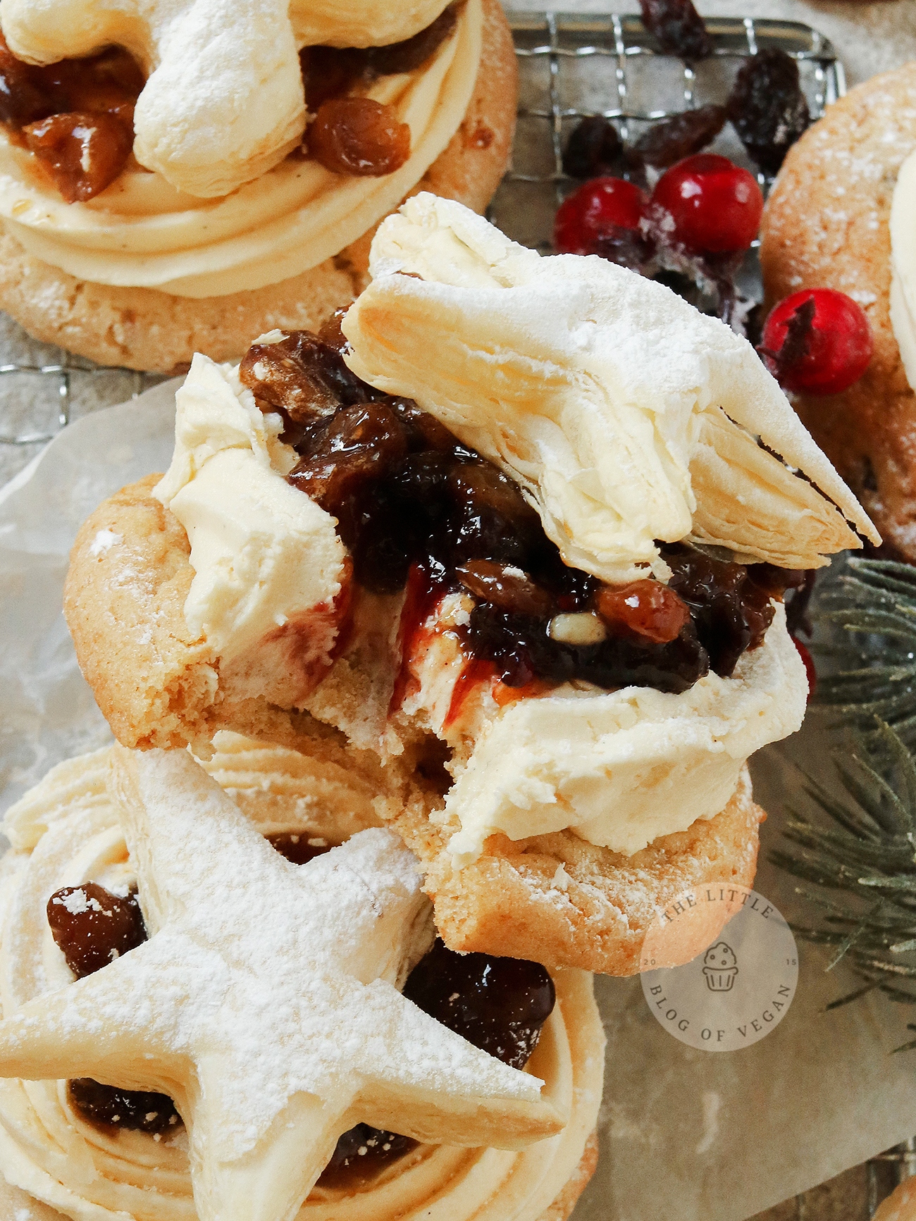 Vegan Mince Pie Cookies - The Little Blog Of Vegan