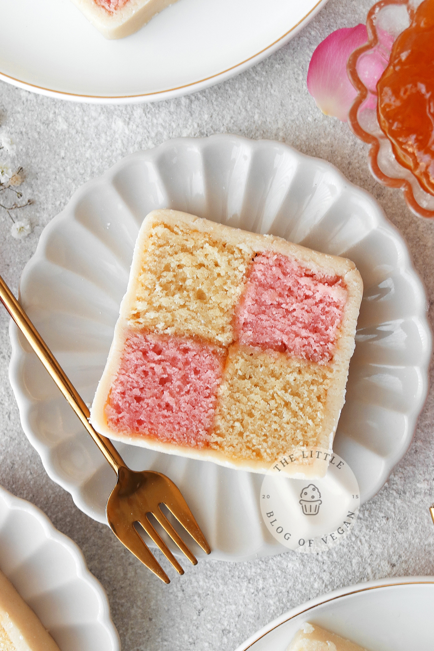 Vegan Battenberg Cake - The Little Blog Of Vegan