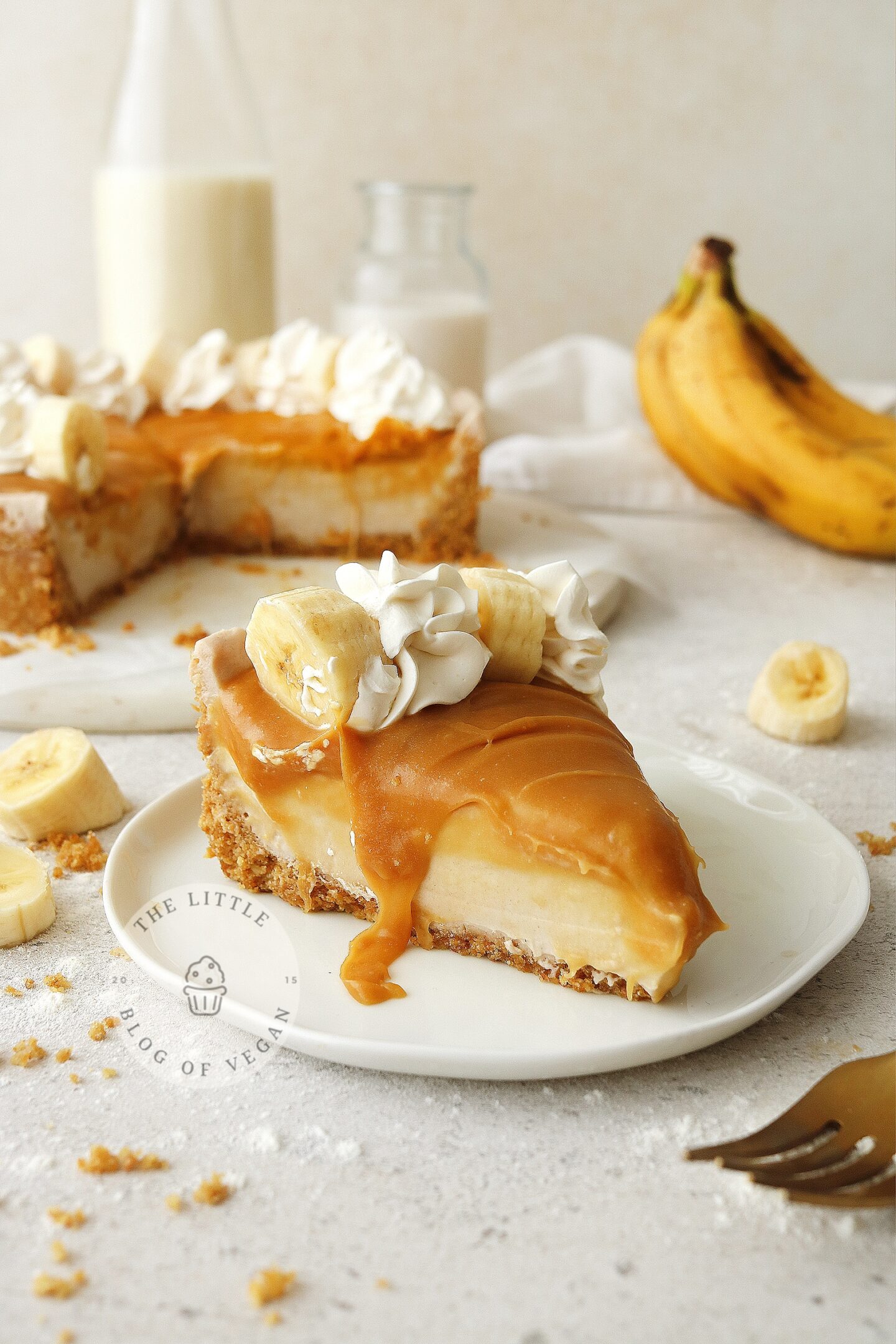 No-Bake Banoffee Cheesecake - The Little Blog Of Vegan