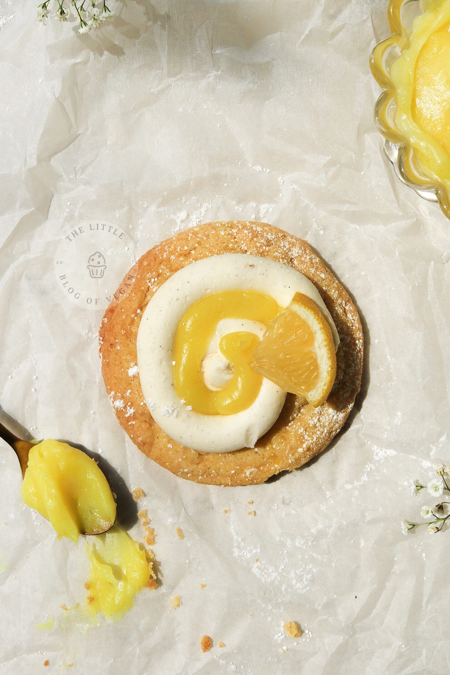 Vegan Lemon Swirl Cookies - The Little Blog Of Vegan