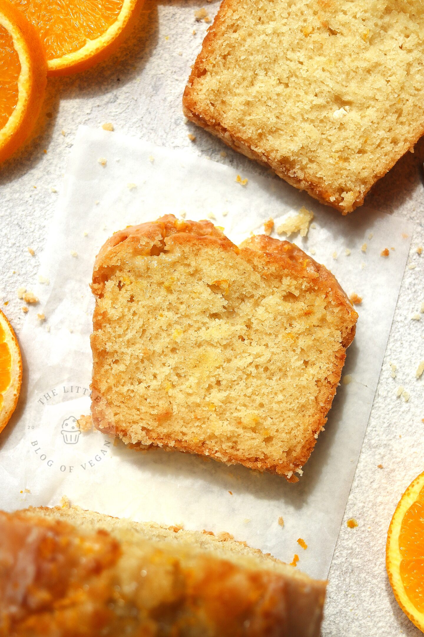 Vegan Orange Loaf Cake - The Little Blog Of Vegan