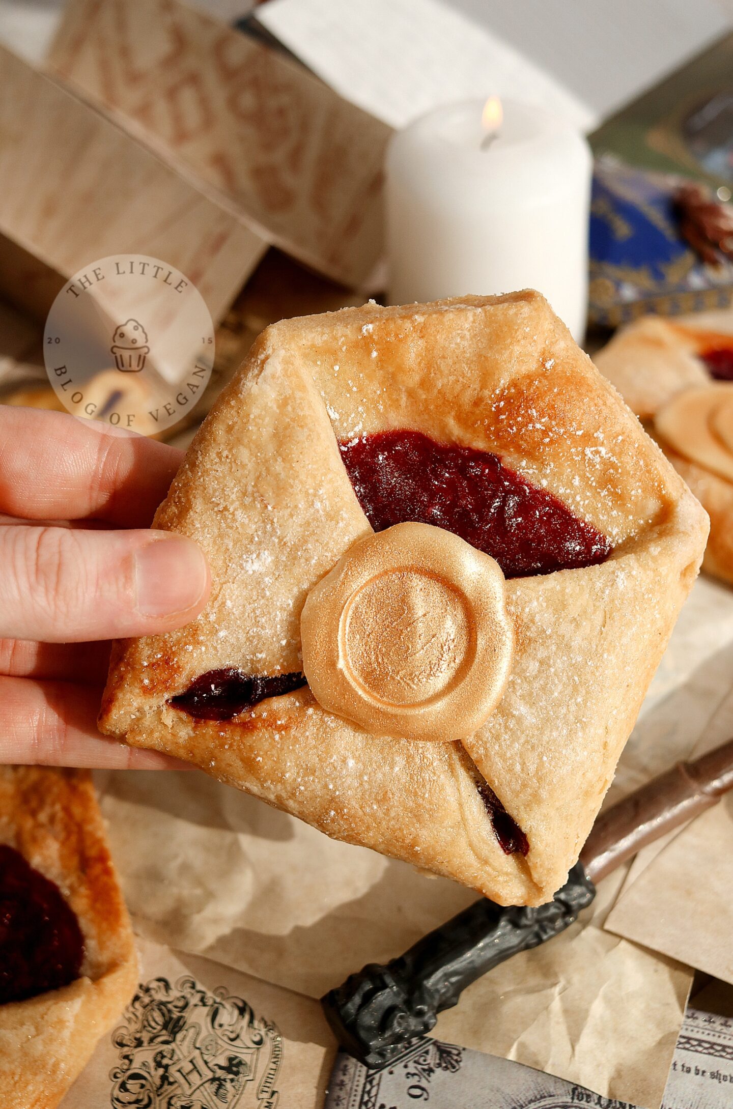 Harry Potter Letter Hand Pies - The Little Blog Of Vegan