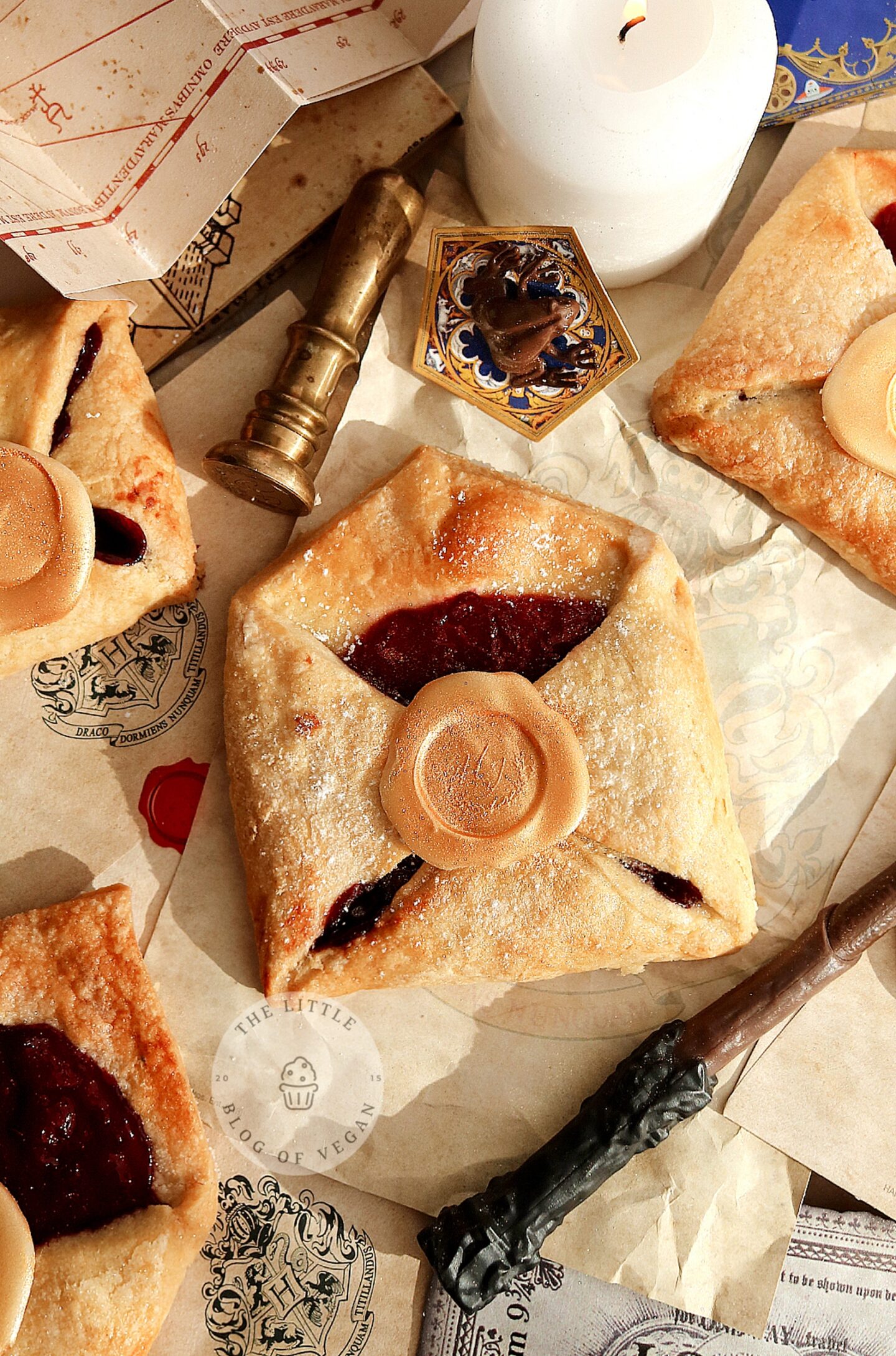 Harry Potter Letter Hand Pies - The Little Blog Of Vegan