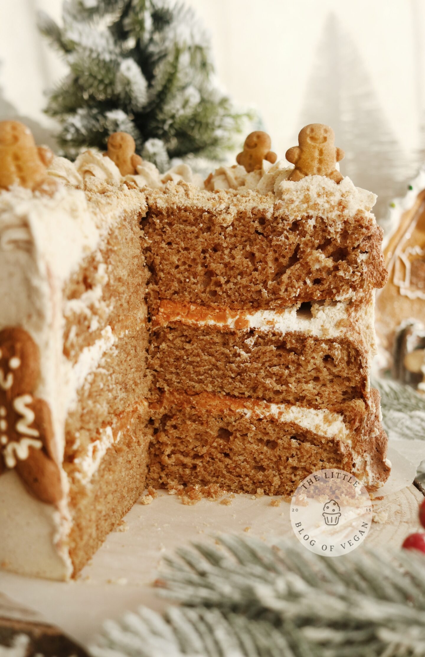 Vegan Gingerbread Cake - The Little Blog Of Vegan