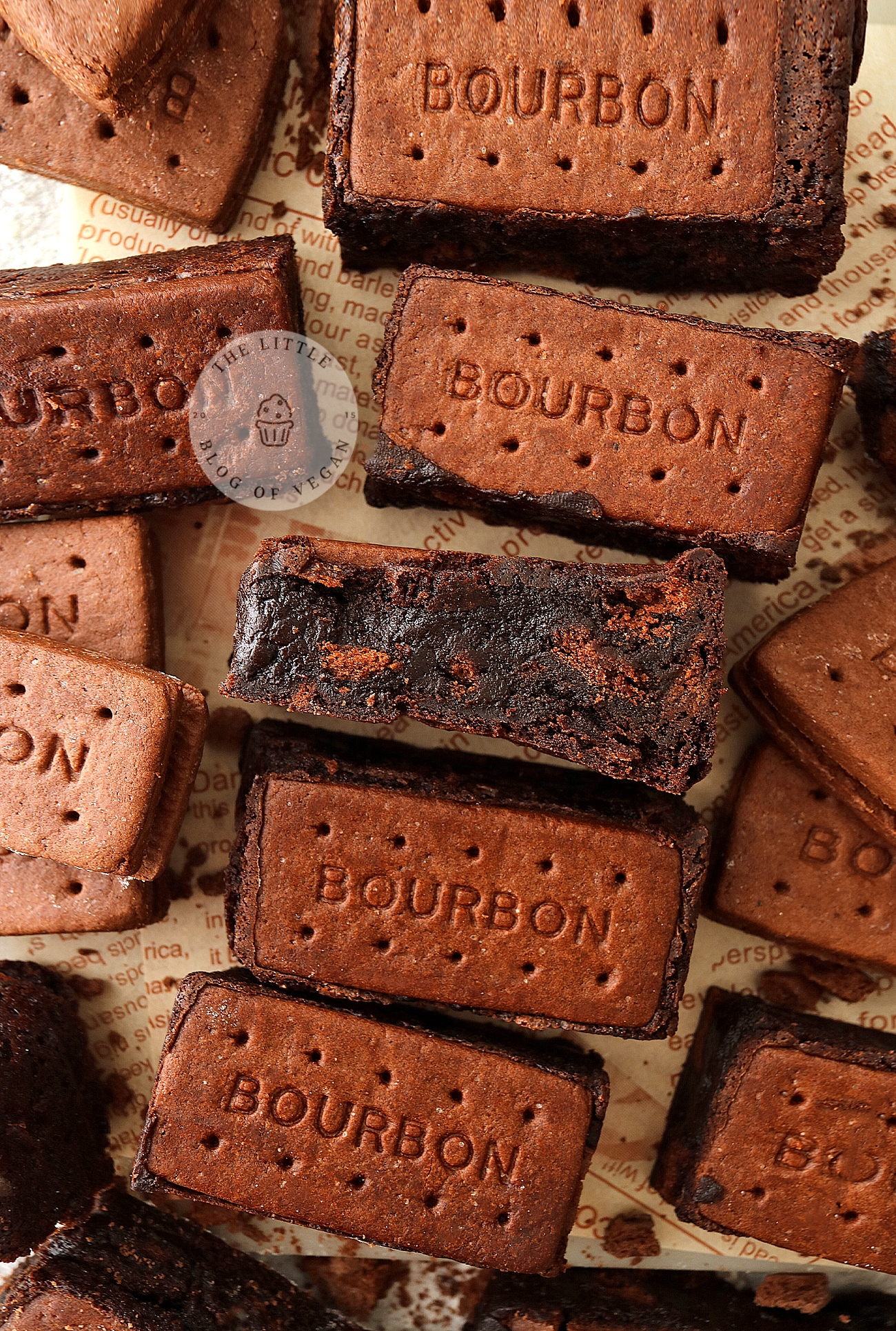 Vegan Bourbon Brick Brownies - The Little Blog Of Vegan