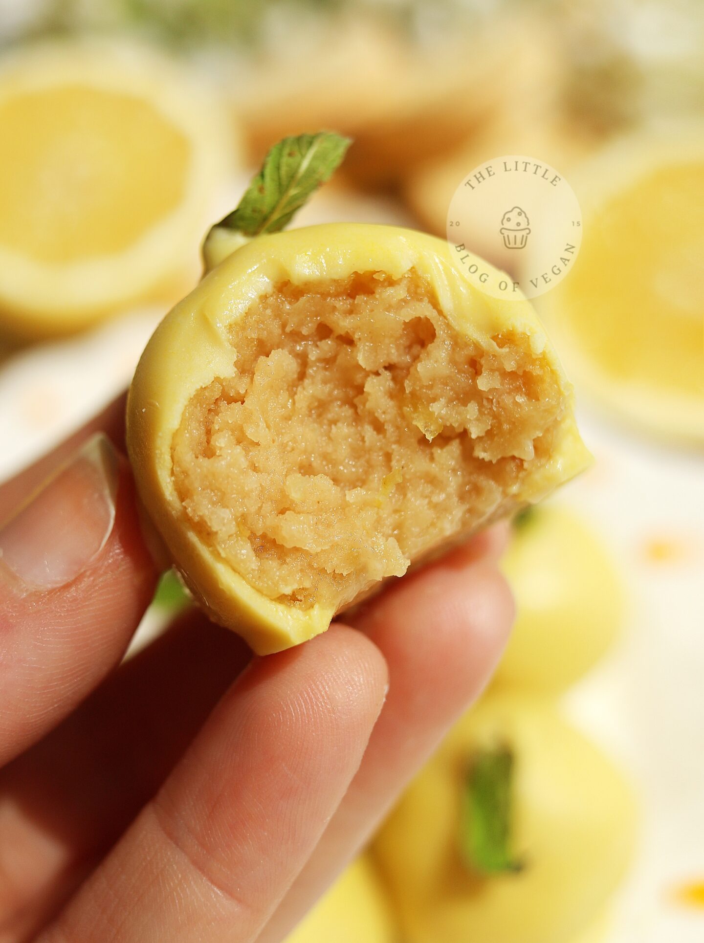 No-Bake Lemon Truffles - The Little Blog Of Vegan