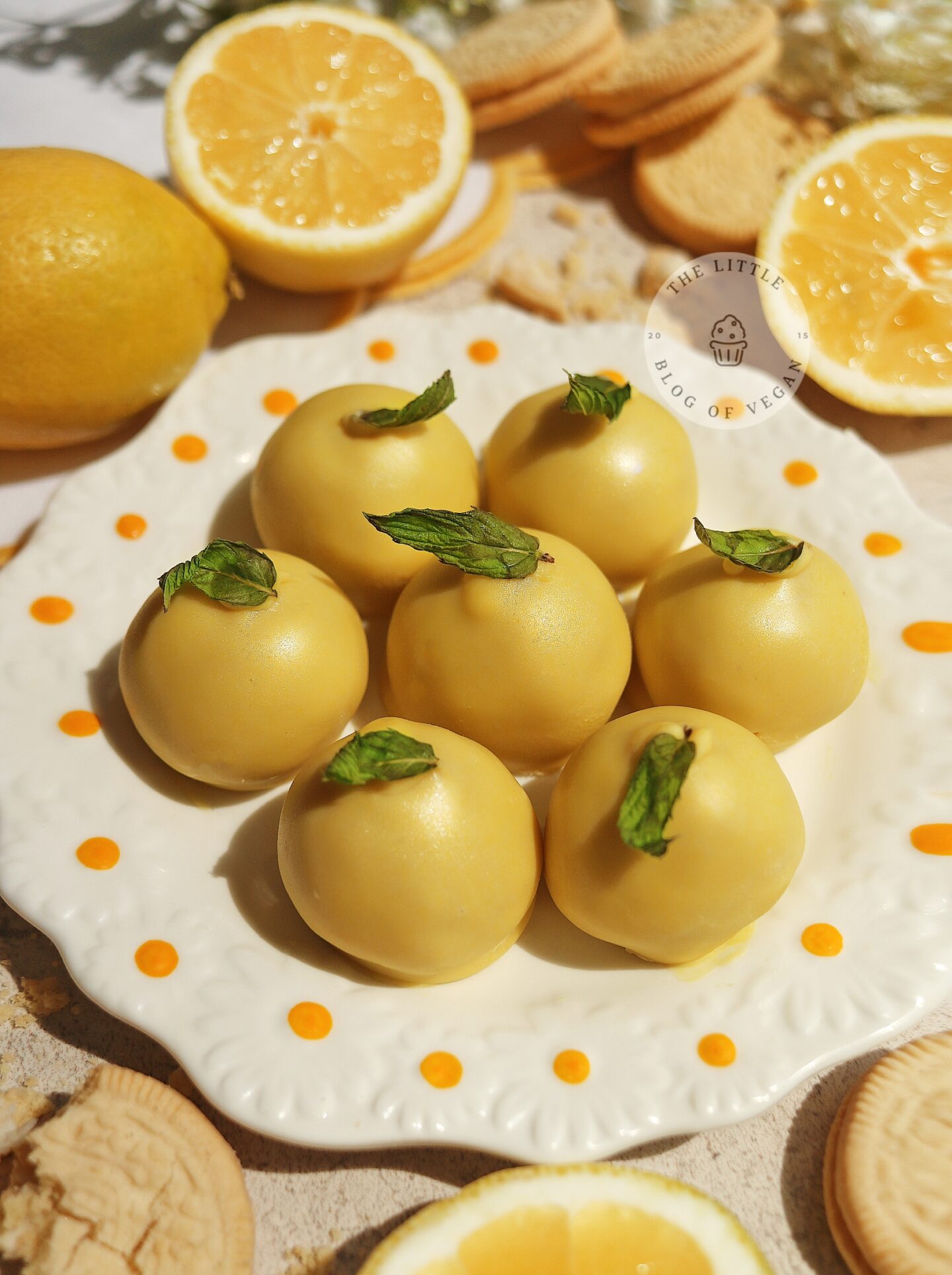 No-Bake Lemon Truffles - The Little Blog Of Vegan