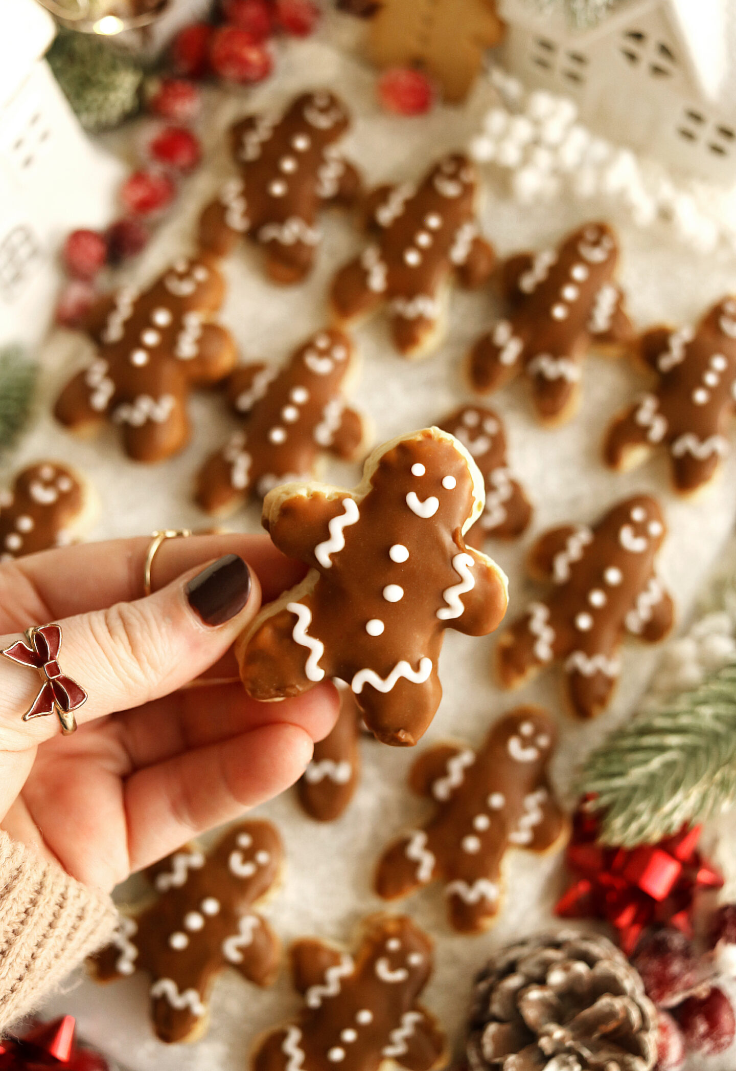 Mini Gingerbread Man Pop Tarts - The Little Blog Of Vegan
