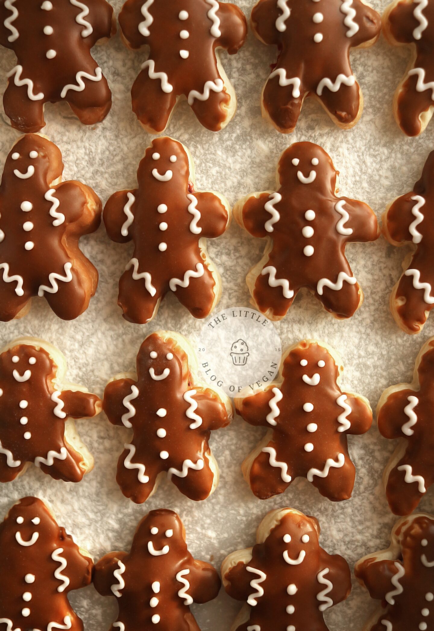 Mini Gingerbread Man Pop Tarts - The Little Blog Of Vegan