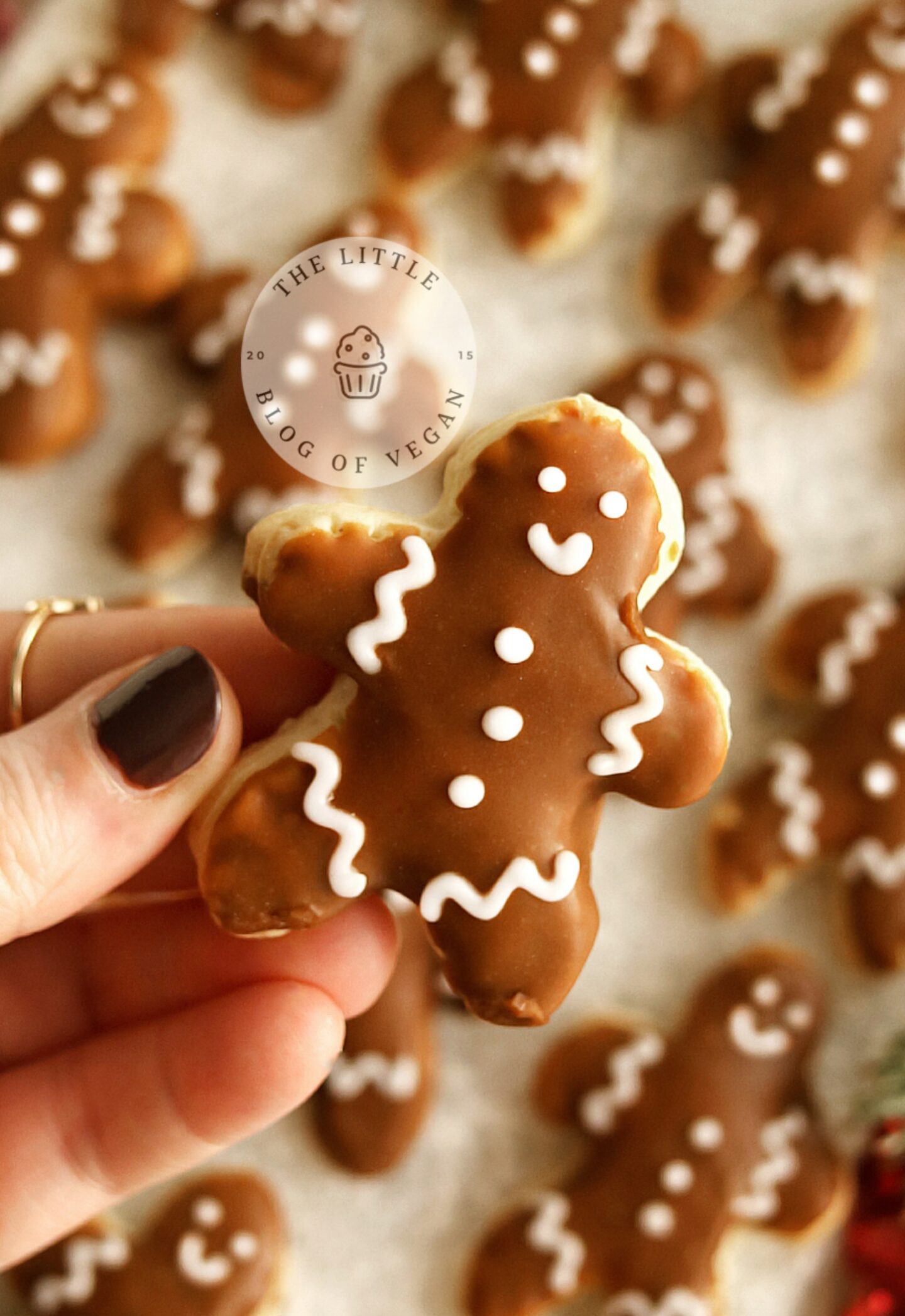 Mini Gingerbread Man Pop Tarts - The Little Blog Of Vegan