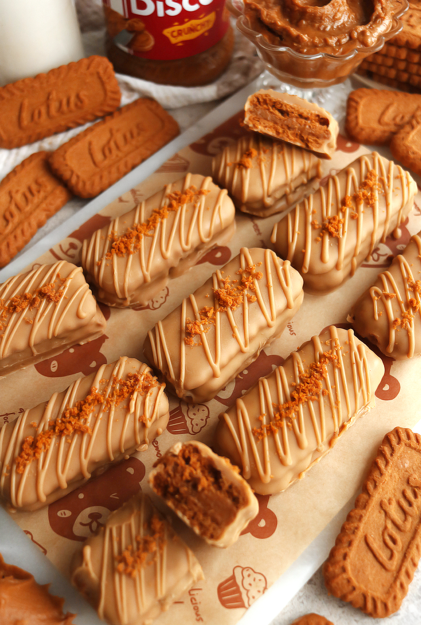 No-Bake Biscoff Tim Tams - The Little Blog Of Vegan