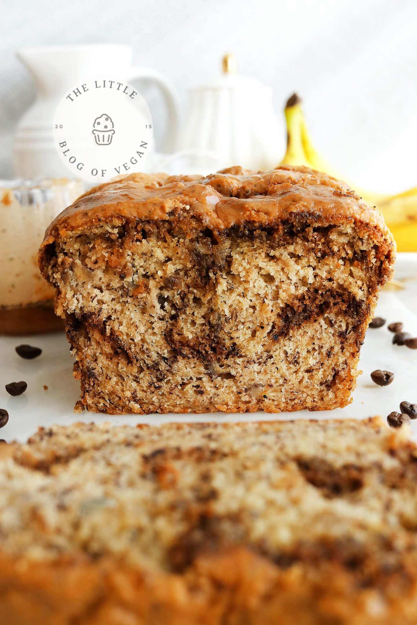 Vegan Coffee Banana Bread - The Little Blog Of Vegan